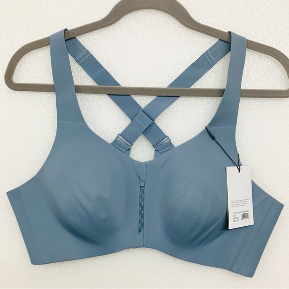 knix | Intimates & Sleepwear | Knix Sports Bra Catalyst Front Zip Slate ...